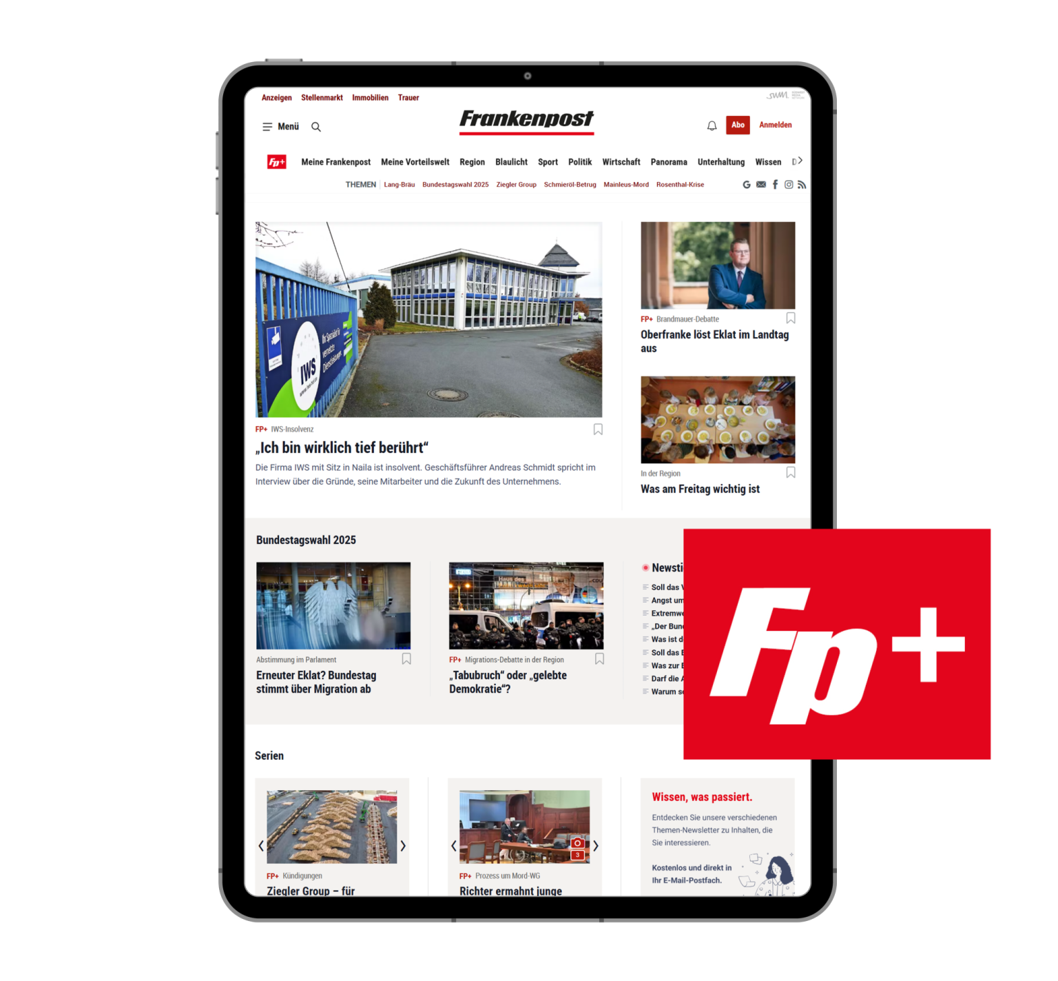 Ihr Vorteilspreis - Aboshop Frankenpost